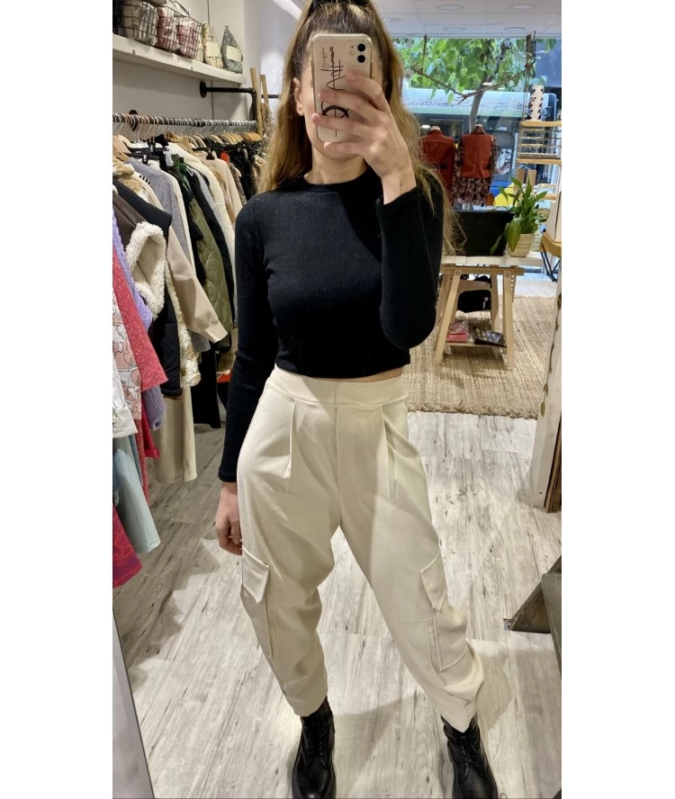 Moonchild Cargo Pants Ivory